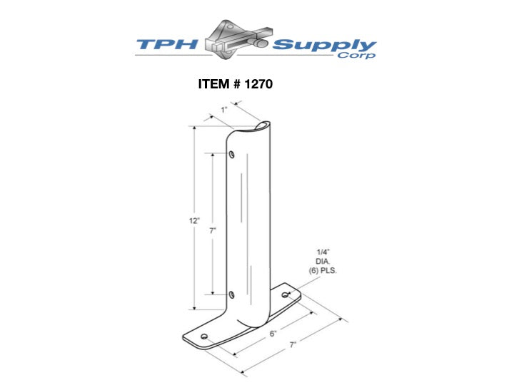 Chrome Plated Zamac, Urinal Screen Bracket 1270 - TPH Supply – TPH Supply